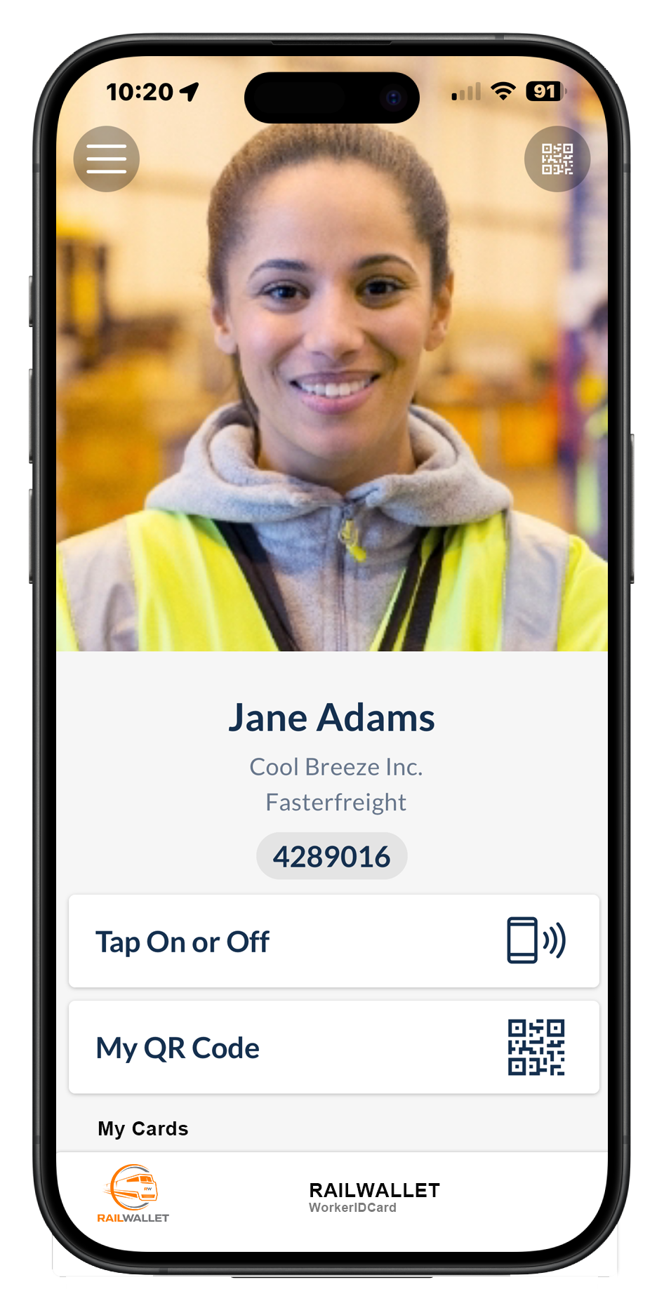 RailWallet - Workforce Mobile